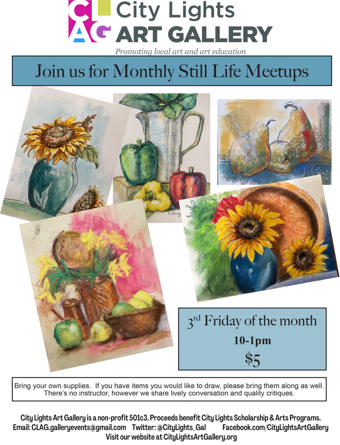 Upcoming Events – CityLightsArtGallery